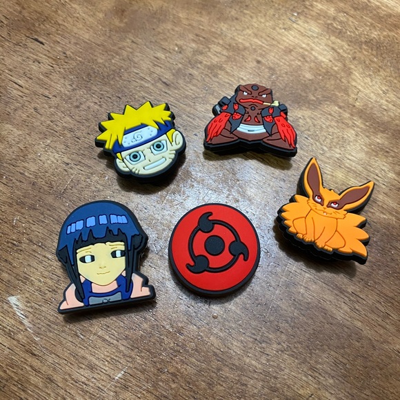 Accessories | 4 Naruto Anime Croc Charms Pack | Poshmark
